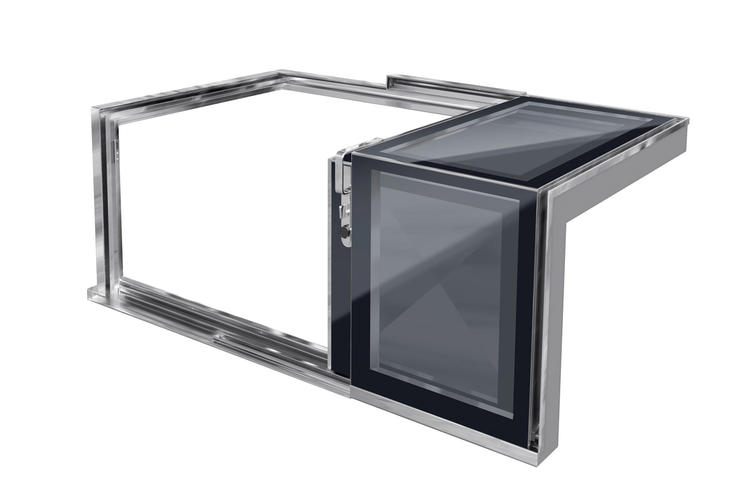 Manual companionway with 2 sliding doors - Devint